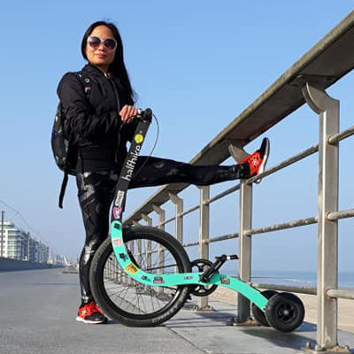 Halfbike | The compact and light standing bike, anywhere with you! | Home