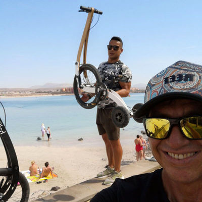 Halfbike | The compact and light standing bike, anywhere with you! | Home