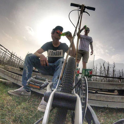 Halfbike | The compact and light standing bike, anywhere with you! | Home