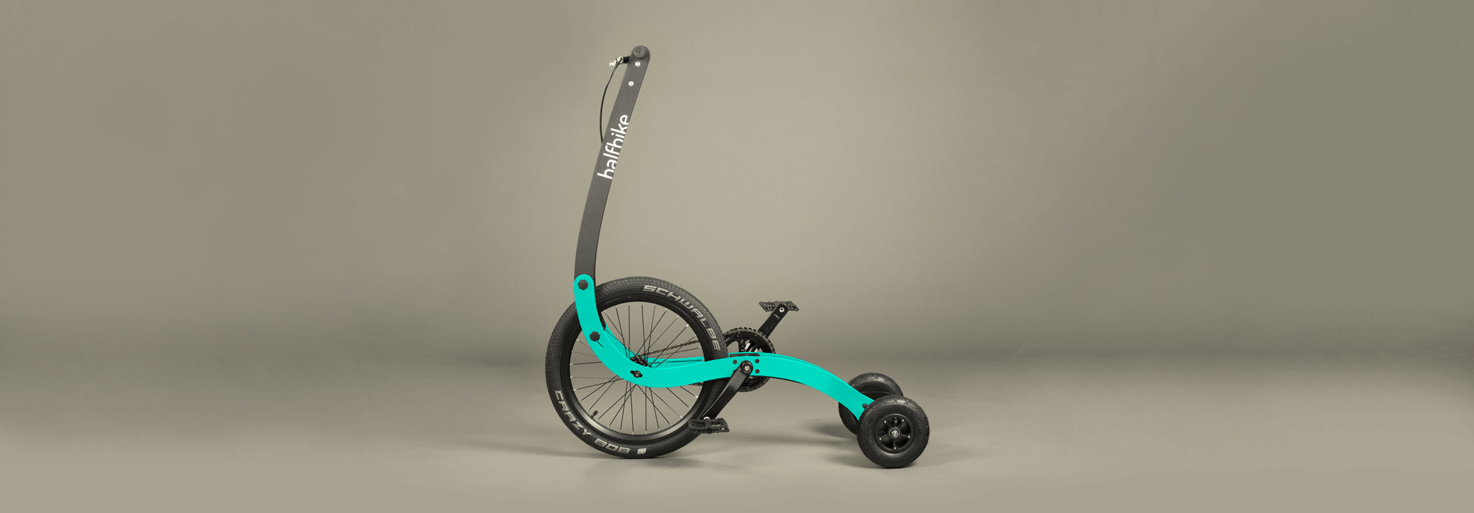 Halfbike | The compact and light standing bike, anywhere with you!