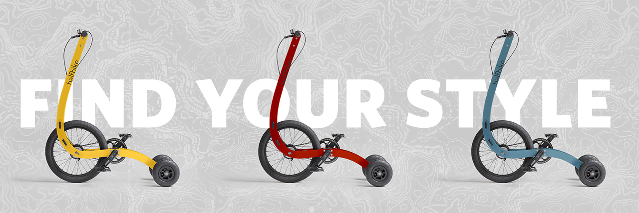 Halfbike | ¡Bicicleta de pie compacta y ligera que estará contigo por ...