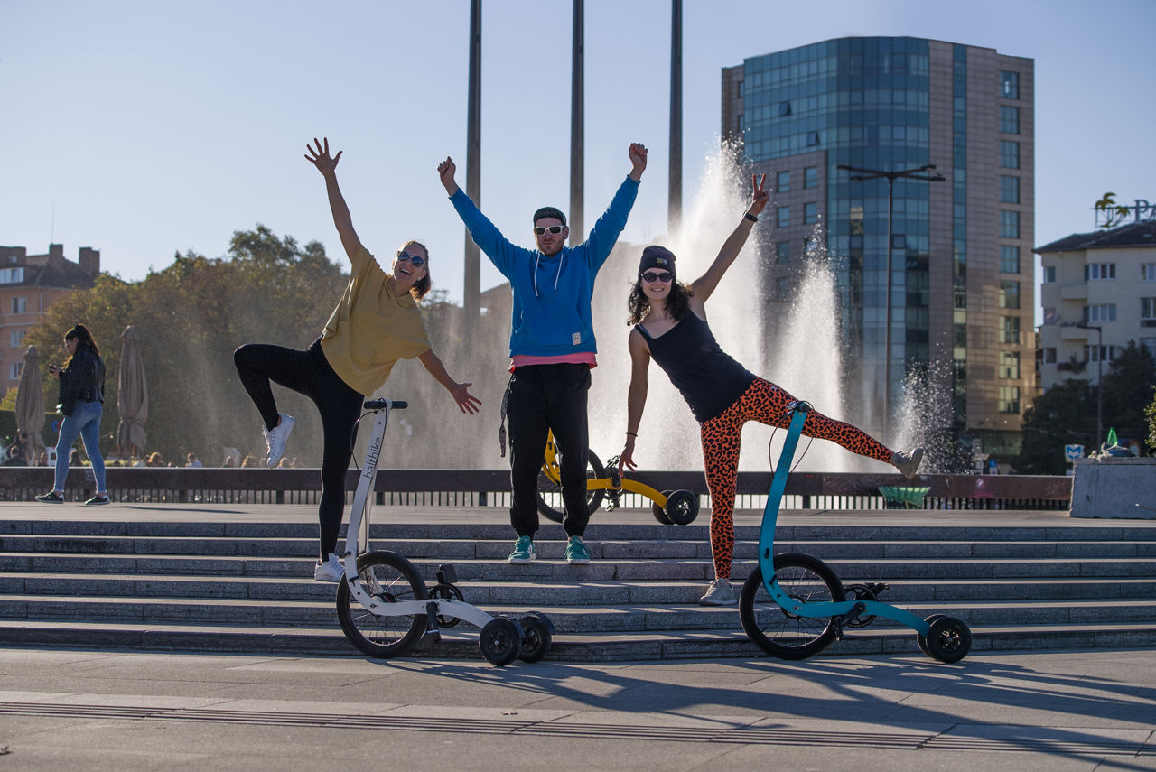 Halfbike | The compact and light standing bike, anywhere with you! | Home