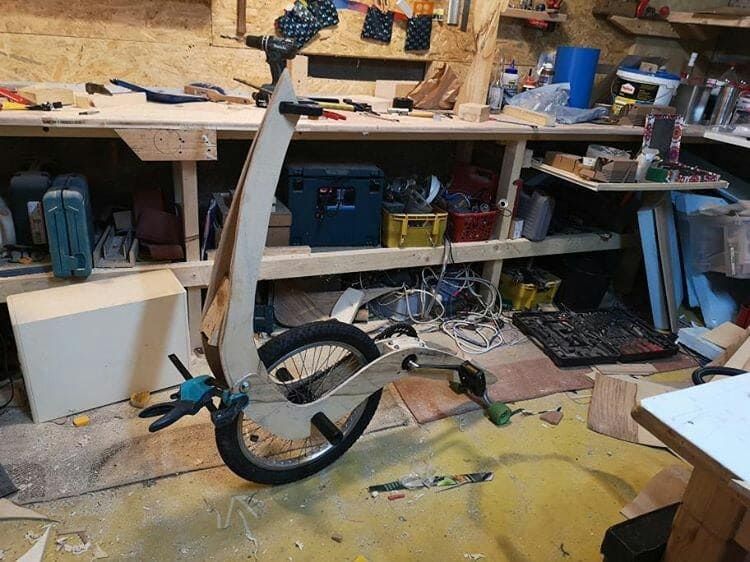 Wooden DIY Halfbike | Halfbike